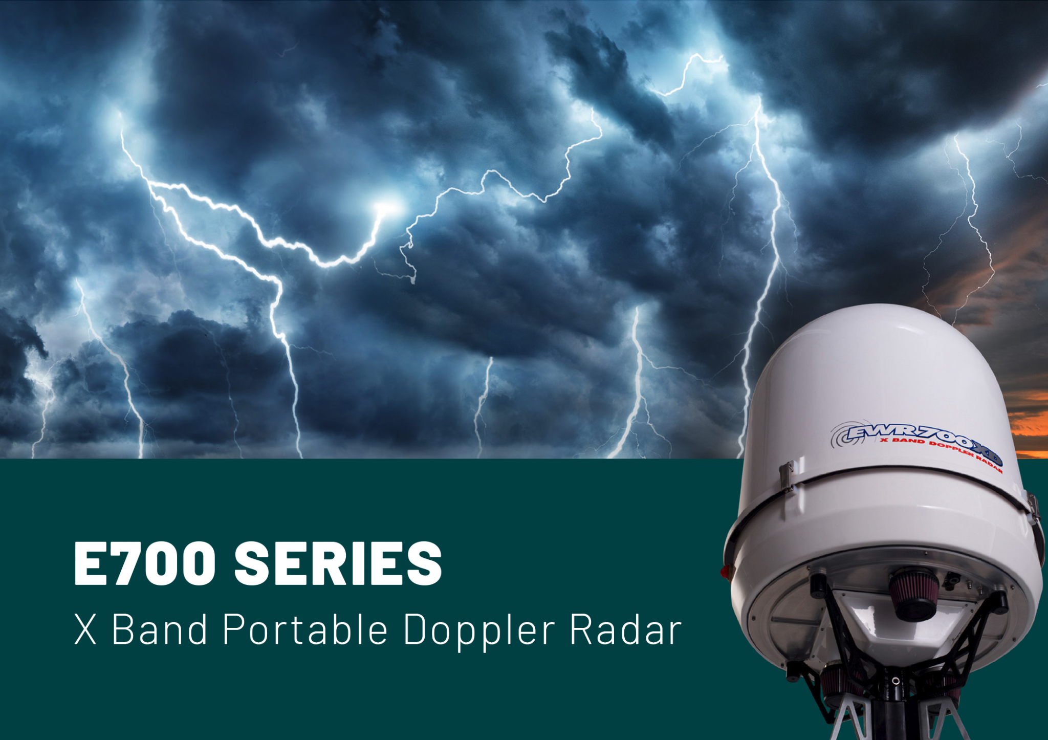 E700 PDR Series Portable Doppler Radar | EWR Radar Systems