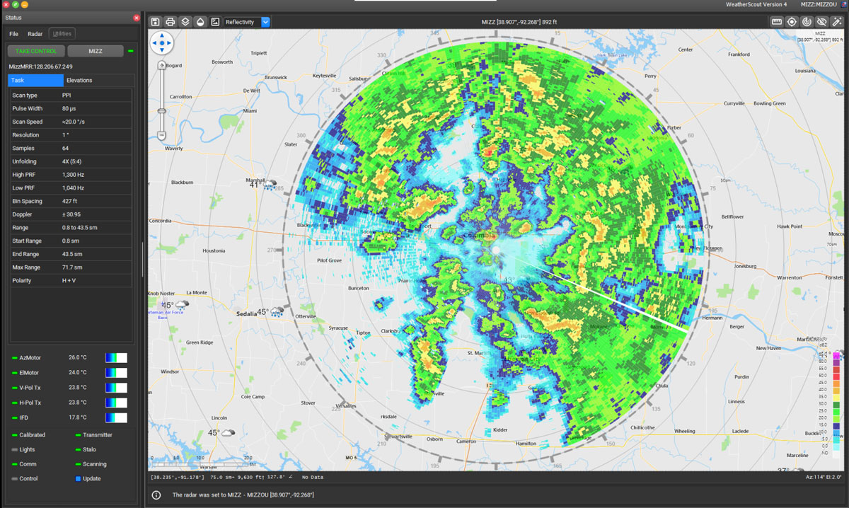 E800LP Series Low Profile Dual Polarization Radar | EWR